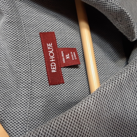 Red House | Shirts | Mens Long Sleeve Collared Shirt Button Up Energy ...